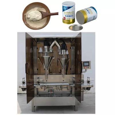 China Container Dia60mm 2 Heads Powder Filling Packing Machine For Coffee for sale