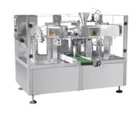 China 1500g Rotary Premade Pouch Fill And Seal Machine Stainless Steel Material for sale