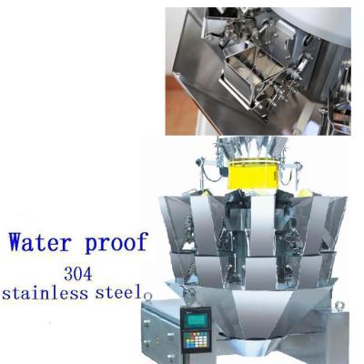 China 14 Heads Microwave Popcorn Packaging Machine , 60cans/Min Multi Weigher for sale