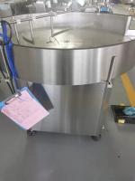China Sorting Can H40mm Bottle Accumulation Table 35cans/Min Round Unscrambler for sale
