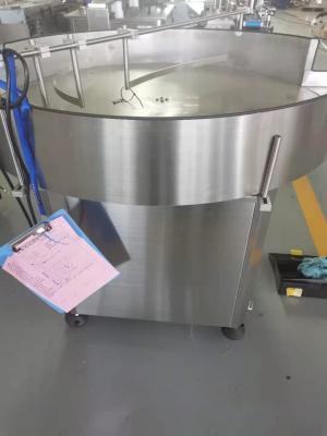 China Sorting Can H40mm Bottle Accumulation Table 35cans/Min Round Unscrambler for sale
