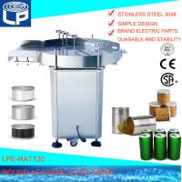 China Sorting Can H40mm Bottle Accumulation Table 35cans/Min Round Unscrambler for sale