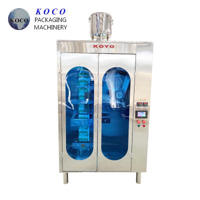 China Chocolate Milk Beverge Liquid Plastic Bag Pouch Sachet Filling And Sealing Package Machine for sale