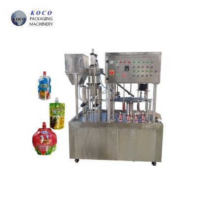 China KOCO Manual bag insertion Automatic filling capping drop bag factory outlet for sale