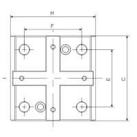 China High Presision End Face Fixed BMT Tool Holder / BMT 45 Live Tooling For CNC Lathes for sale