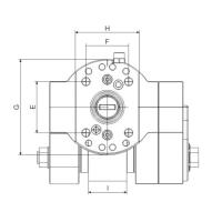 China High Accuracy BMT Tool Holder / Gear Hobbina Driven Tool Holder Power For CNC Lathe for sale