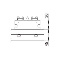 China SY-ER019 D100 Vertical Mounted Manual Chuck For CNC Machine Tools / Inspection Tables for sale