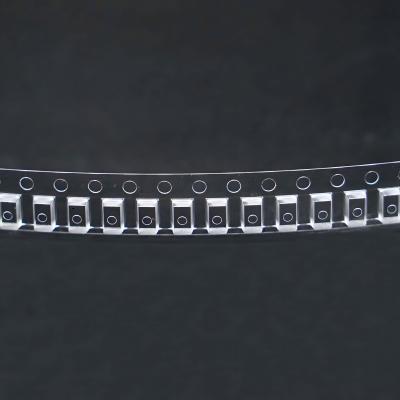 China 1206-180 Transparent Carrier Tape For SMD Component Packaging With 8mm x 1000m Reel And Deep PC Pocket Support for sale