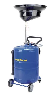 China Goodyear 115L / 30G Air Operated Waste Oil Drainer with center mounted adjustable collecting bowl for sale