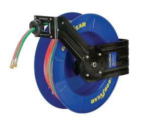 China 65 FTx1/4''Retractable Welding Hose Reel Oxygen Acetylene Mig Wall Mount for sale