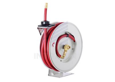 China Small Spring Driven Air And Water Hose Reel , Four Direction Non - Snag Hose Rollers for sale