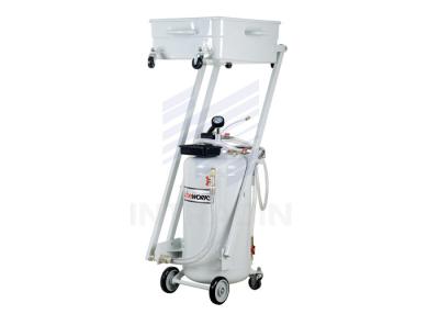 China Metal Waste Oil Drain Tank 24 Gallon With Durable Wheels / Oil Suction Machine for sale