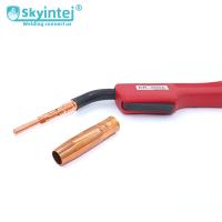 China Rubber Cover EURO MIG Welding Torch Oil Resistant 200A With Tool Free Replacement for sale