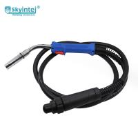 China High Temperature Resistant Gas Cooled MIG Torch 40KD with CO2 Euro Adapter for sale