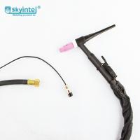 China Air Cooled WP17 TIG Welding Torch with 4m/6m Flexible Cable for sale