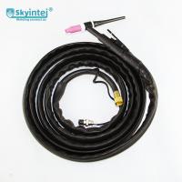 China Air Cooled WP17 TIG Welding Torch with 4m/6m Flexible Cable for sale