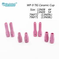 China WP-9 Tig Ceramic Cup Gas Coverage For High Duty Cycle Welding for sale