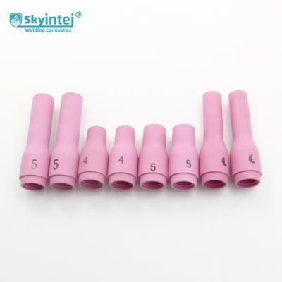 China WP-9 Tig Ceramic Cup Gas Coverage For High Duty Cycle Welding for sale