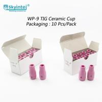 China WP-9 Tig Ceramic Cup Gas Coverage For High Duty Cycle Welding for sale