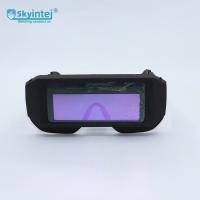 China Auto Darkening Welding Safety Goggles Battery / Solar Dual Supply For Metalworking for sale