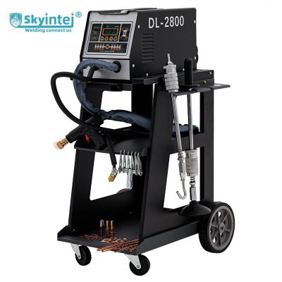 China DL-2800 Auto Body Spot Welder 10mm Copper Cable 220V For Workshops for sale
