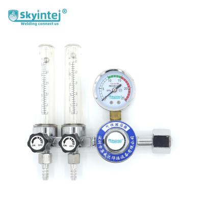 China Industrial YP-52D Argon Gas Regulator G5/8 Inlet With Dual Gauges for sale