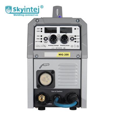 China MIG-200 MIG Welding Machine 220V - Low Splatter, Gasless Flux Core for Sheet Metal Repair for sale