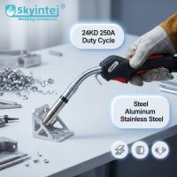 China 24KD MIG Welding Torch 60% Duty Cycle 250A CO2 Rating Customized for sale