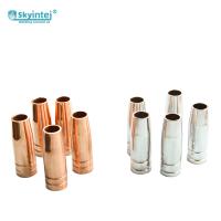 China 15AK Gas Nozzle Copper Construction Anti Stick Coating for MIG / MAG Welders for sale