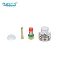 China Durable Pyrex Glass Cup 4PCS Set for TIG Welding Torch WP17 WP18 WP26 for sale