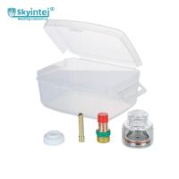 China Durable Pyrex Glass Cup 4PCS Set for TIG Welding Torch WP17 WP18 WP26 for sale