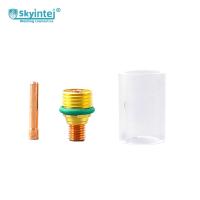 China Professional TIG Welding Torch Fittings 4PCS Pyrex Glass Cup Set for sale