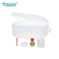 China Professional TIG Welding Torch Fittings 4PCS Pyrex Glass Cup Set for sale