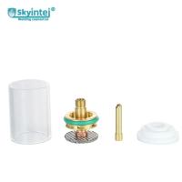 China TIG Welding Consumables 4PCS Clear Glass Cup for WP Series Torch for sale