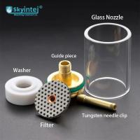 China TIG Welding Consumables 4PCS Clear Glass Cup for WP Series Torch for sale