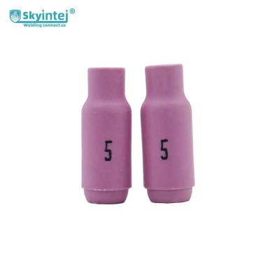 China 10N49 #5 TIG Welding Torch Ceramic Alumina Nozzle Cup for WP17 WP18 WP26 TIG Consumables for sale