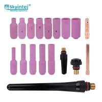 China 10N48L #6 TIG Welding Torch Ceramic Alumina Nozzle Long Cup for WP17 WP18 WP26 Torch Consumables Wholesale for sale