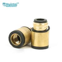 China OTC 350A Copper Brass MIG Welding Insulator with Rubber Washer High Temperature Resistant Sleeve for sale