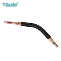China 500A MIG Welding Torch Swan Neck Brass Copper for Type Gooseneck Elbow Spare Parts for CO2 Welder for sale