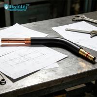 China 500A MIG Welding Torch Swan Neck Brass Copper for Type Gooseneck Elbow Spare Parts for CO2 Welder for sale