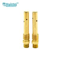 China 350A MIG Welding Torch Tip Holder Brass & Copper Contact Tip Holder Threaded Compatible with for 350A Gun for sale