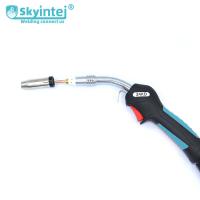 China Mig Welding Torch 24KD Carbon Dioxide 220V Copper Plated Flexible Swan Neck Air Cooled for sale