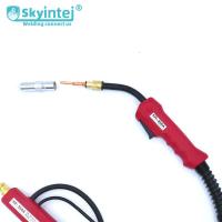 China KR350 350A Air-Cooled Skyintej MIG Welding Torch with Copper Plating Flexible Swan Neck 0.8mm Wire Diameter CO2 Compatible for sale