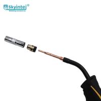 China KR500A 500A DC Air Cooled Copper Plated Swan Neck Skyintej MIG Welding Torch with CO2 Gas Compatibility 220V for sale