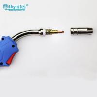 China High Quality MIG Welding Torch ITJ-25AK-MIG-Blue 220V 500A DC 60% Duty Cycle Air Cooled Swan Neck Flexible Rubber Cover Copper for sale