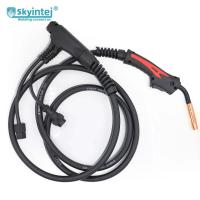 China Air Cooled Skyintej Pana 200A Copper Plated Flexible Swan Neck Electric Drive MIG Welding Torch High Temperature Resistant for sale