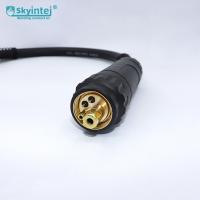 China Skyintej MIG Welding Torch Copper Plated Black Handle 36KD Air Cooled 500A DC 60% Duty Cycle AC 220V Flexible Swan Neck 0.8mm for sale