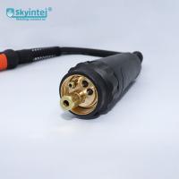 China Skyintej 36KD MIG Welding Torch Copper Plated Orange Handle Air Cooled 500A DC 60% Duty Cycle AC 220V Flexible Swan Neck 0.8mm for sale