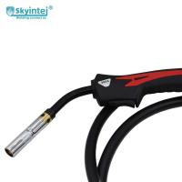 China KR350 Copper Plated Air Cooled 500A DC Flexible Swan Neck Skyintej MIG Torch Black Hand Grip CO2 Welding Equipment for sale