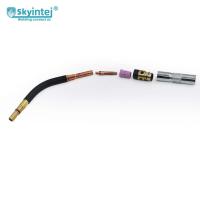 China KR350 Copper Plated Air Cooled 500A DC Flexible Swan Neck Skyintej MIG Torch Black Hand Grip CO2 Welding Equipment for sale